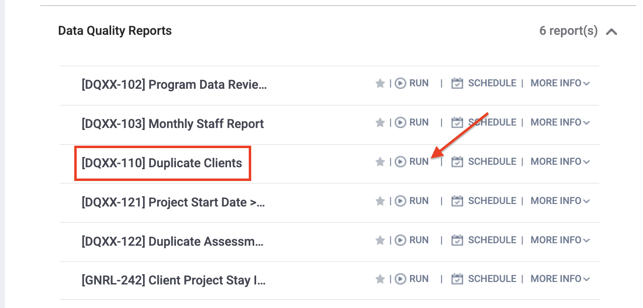 Duplicate Client Profiles - Management and Consolidation – COHMIS